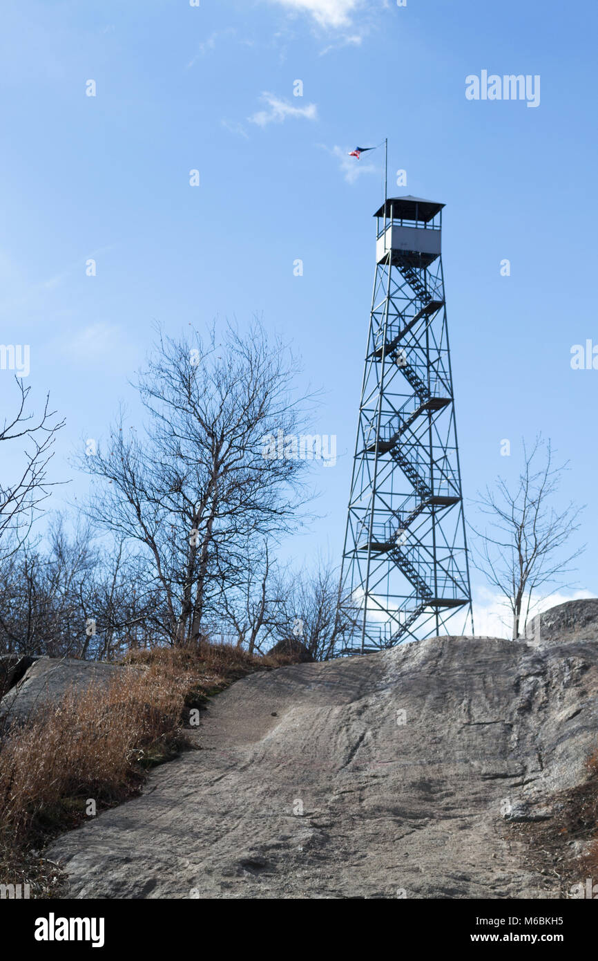 This fire tower in mount Beacon was restored and opened to the public ...
