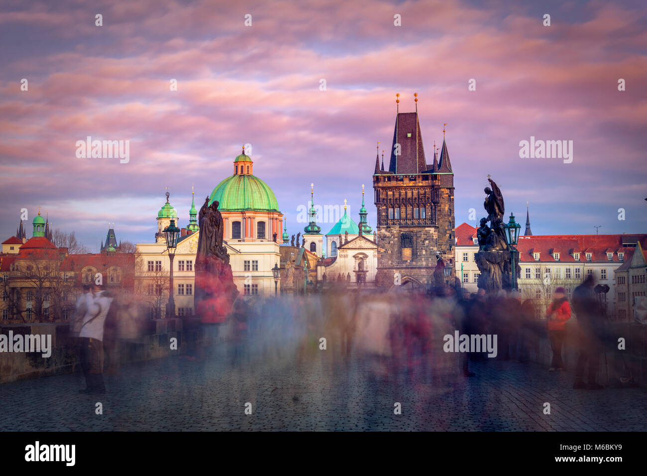 Prague bridge hi-res stock photography and images - Alamy