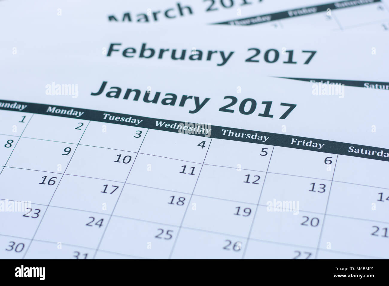 calendar page background Stock Photo - Alamy