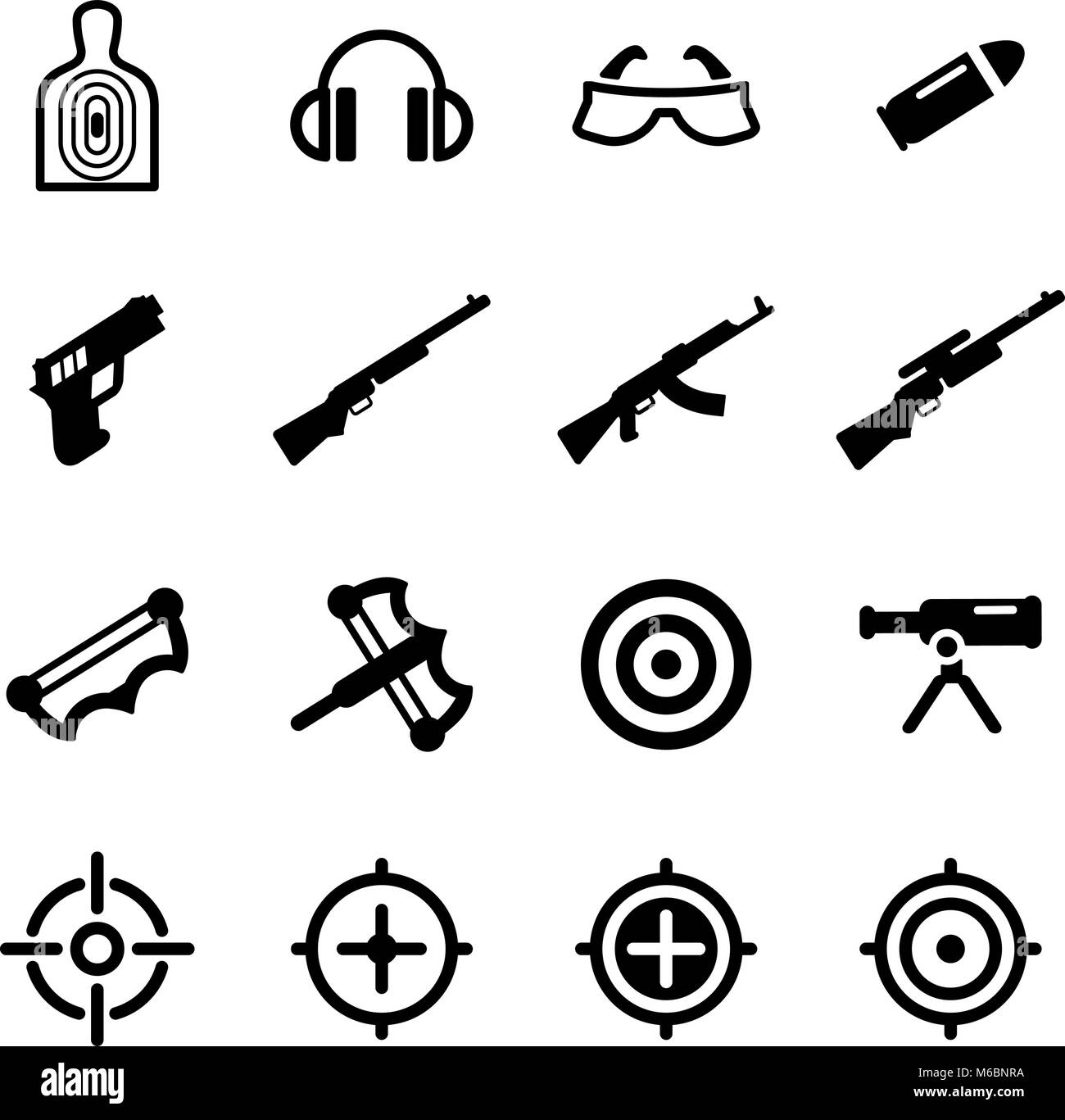 Pistol range target Black and White Stock Photos & Images - Alamy
