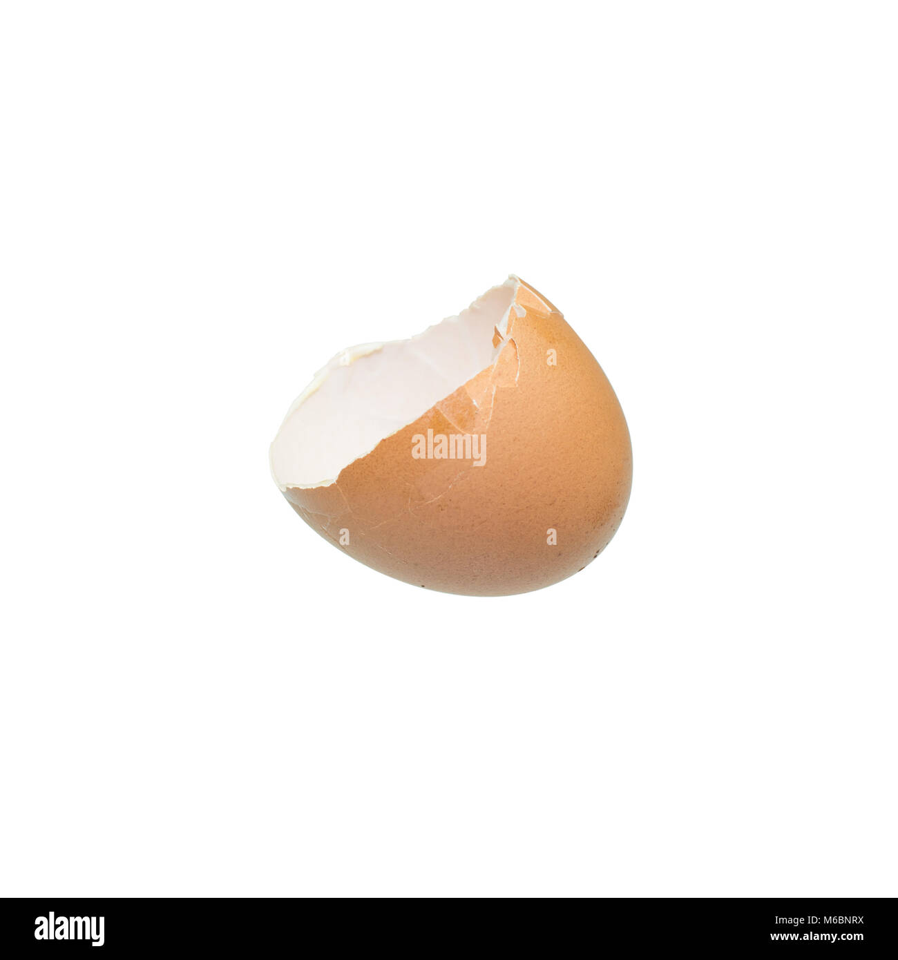 broken egg shell isolated on white background Stock Photo - Alamy