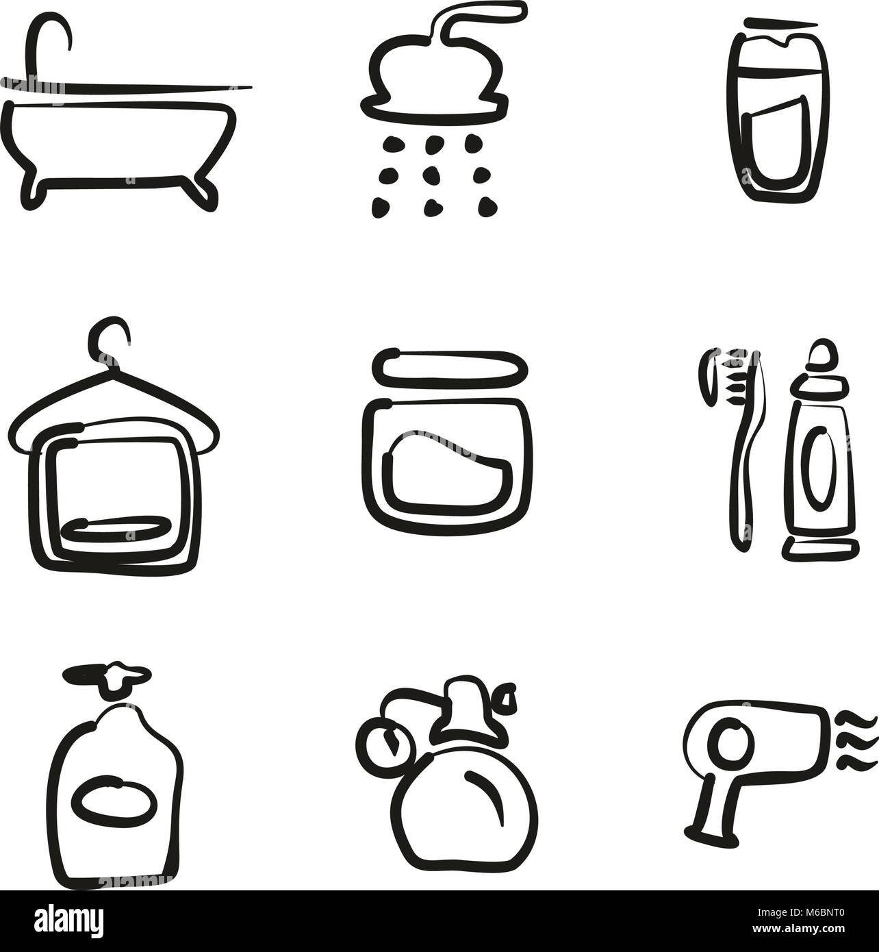 Shower gel body wash Stock Vector Images - Alamy