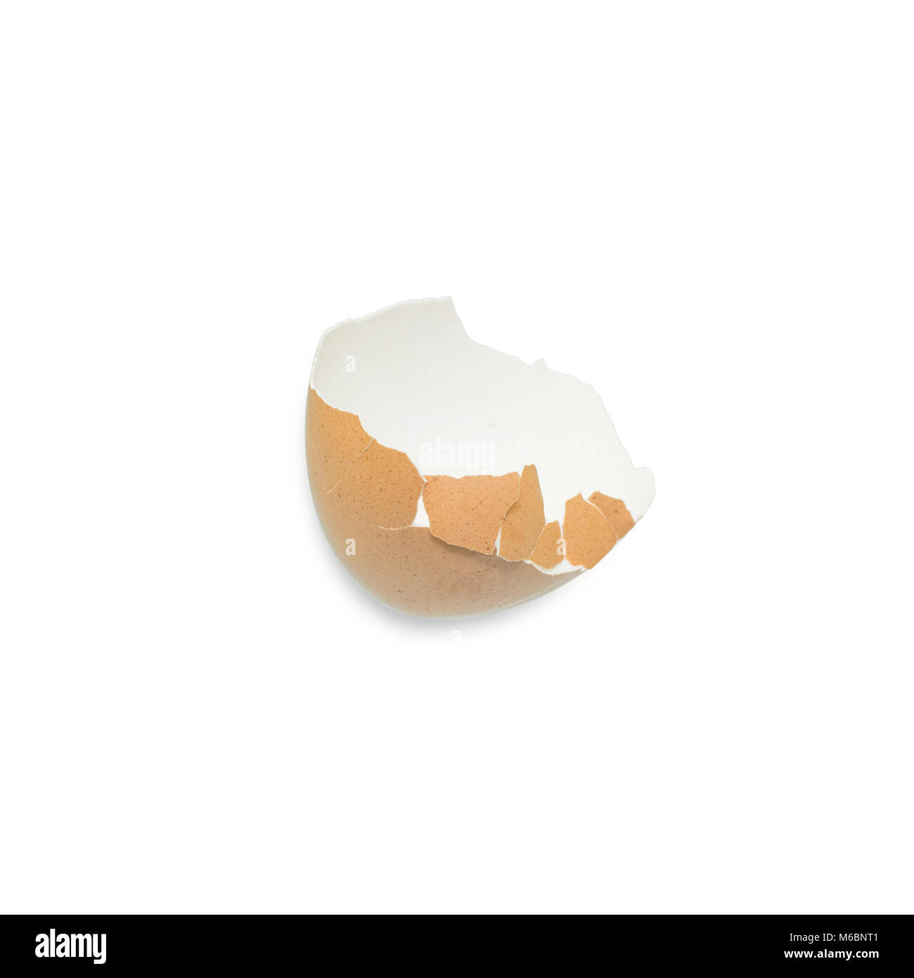 broken egg shell isolated on white background Stock Photo - Alamy