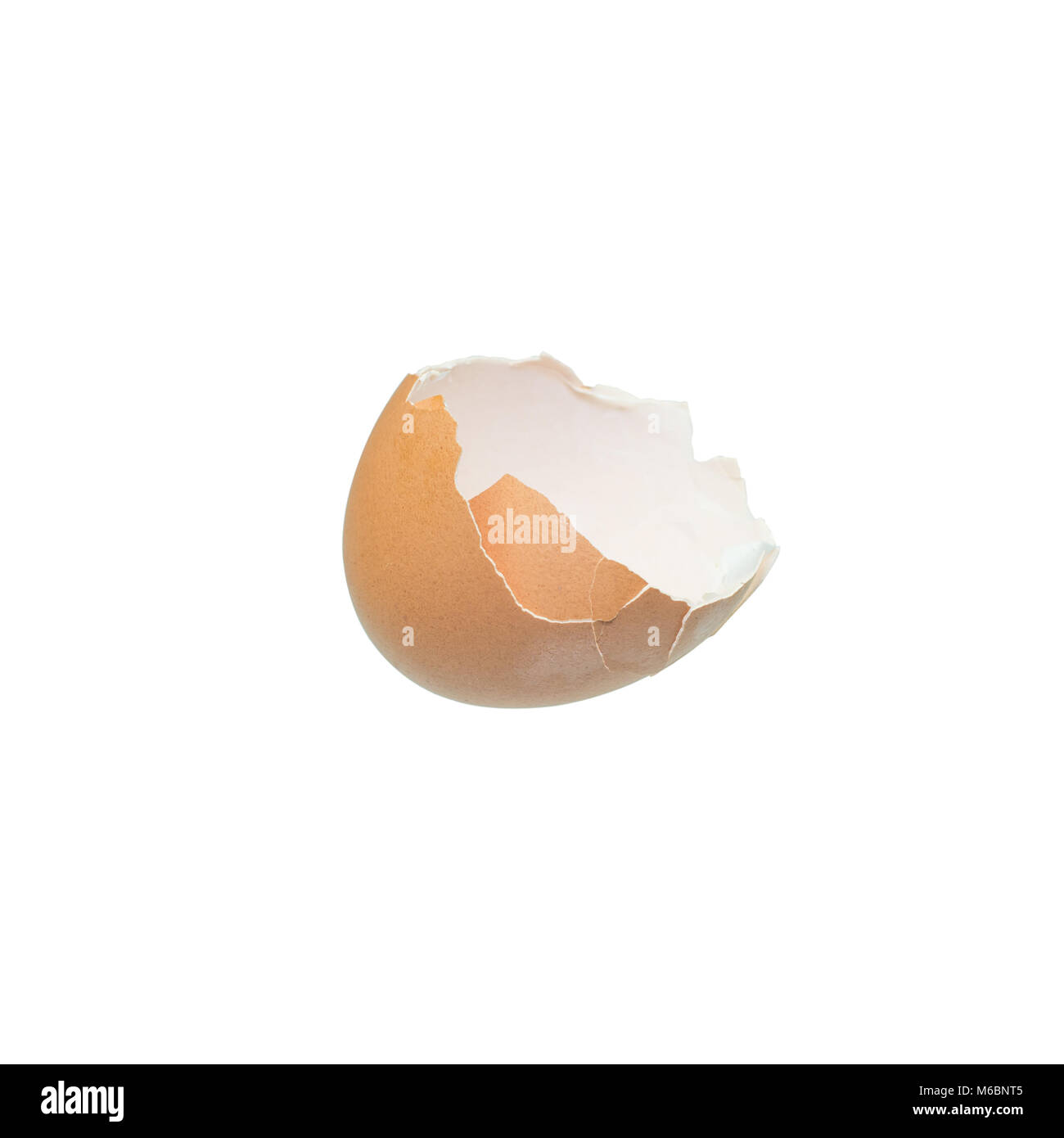 broken egg shell isolated on white background Stock Photo - Alamy