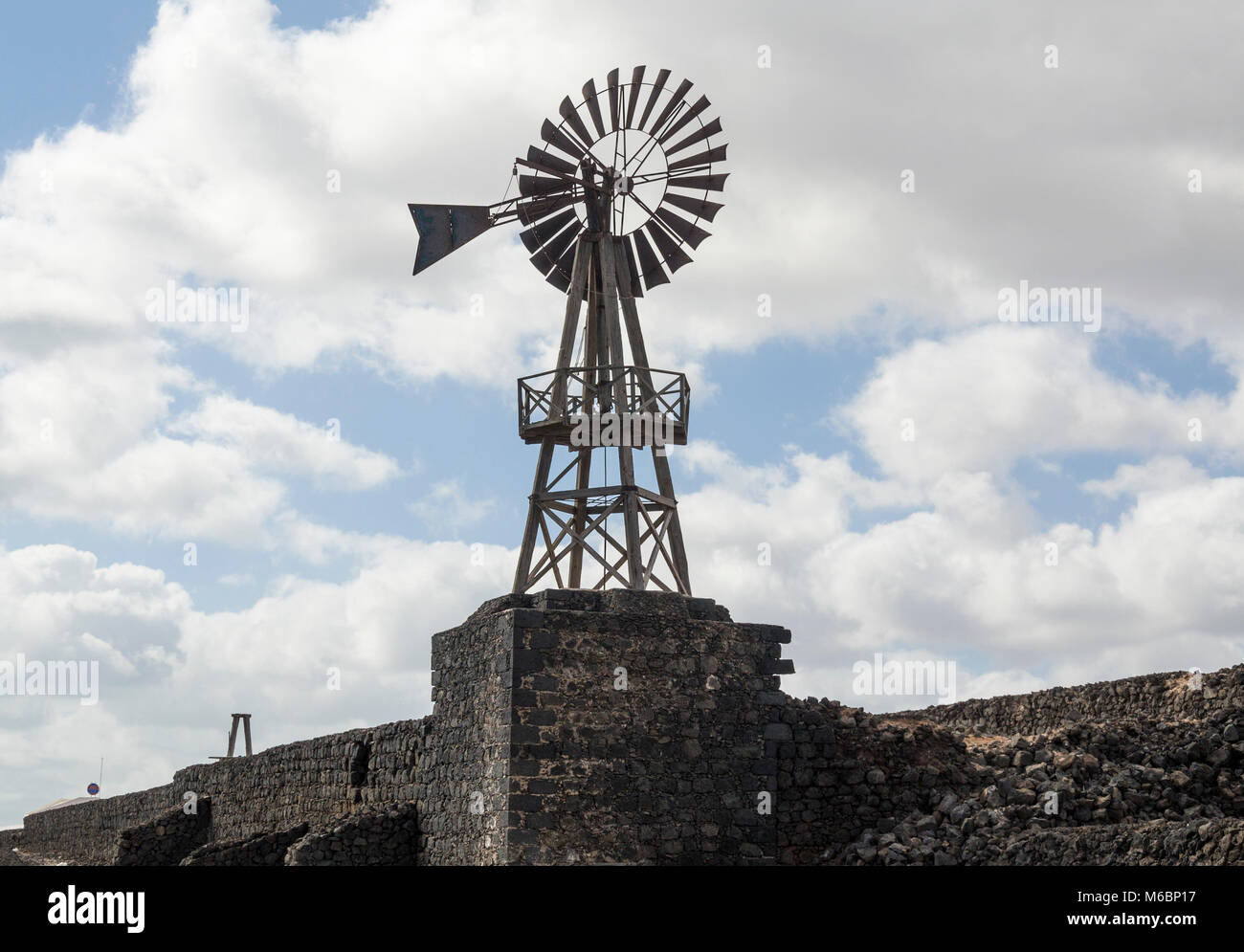 Old style Windmill Stock Photo - Alamy