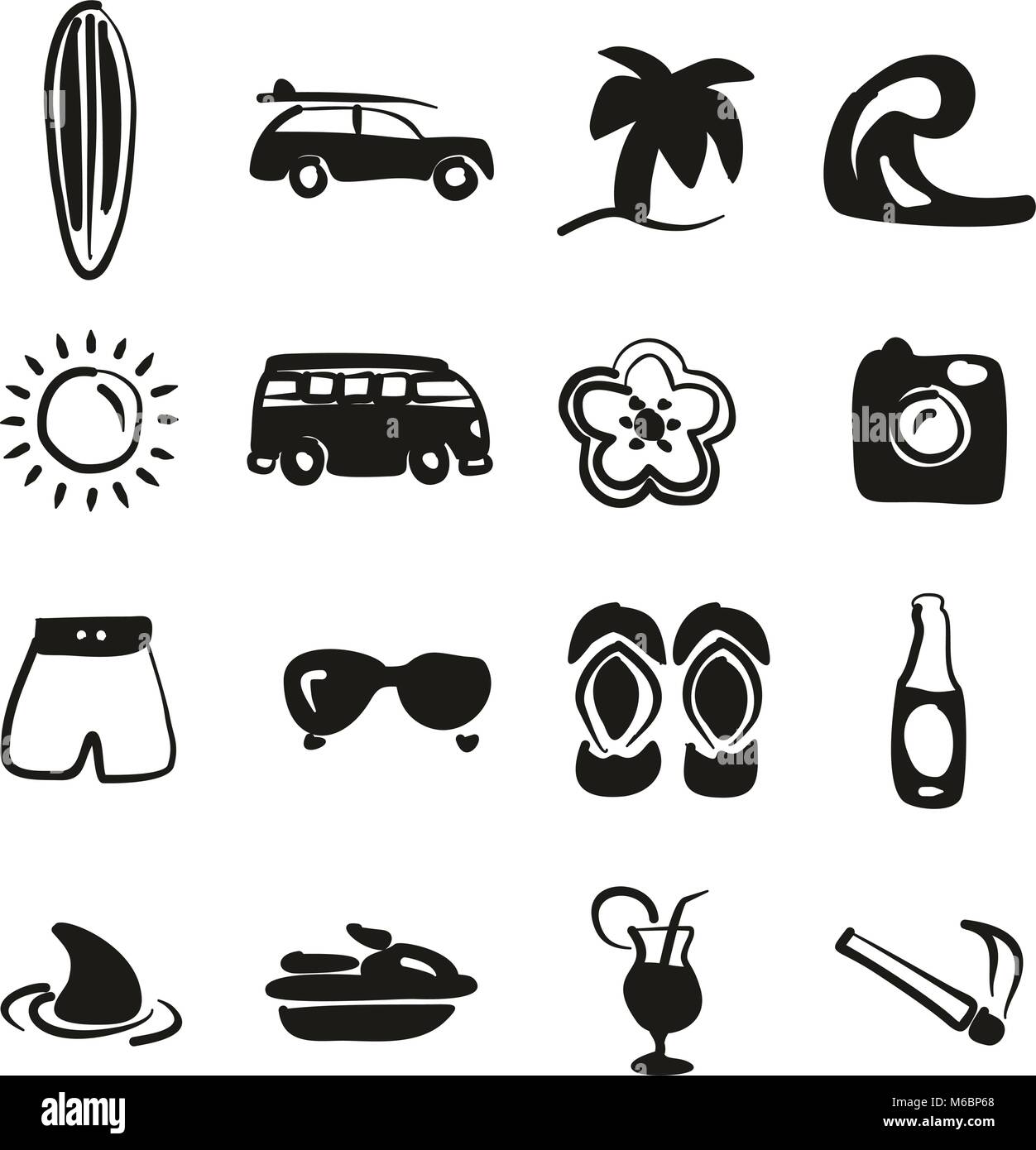 Surfing Icons Freehand Fill Stock Vector Image & Art - Alamy Surfing Icons Freehand Fill Stock Vector Image & Art - Alamy