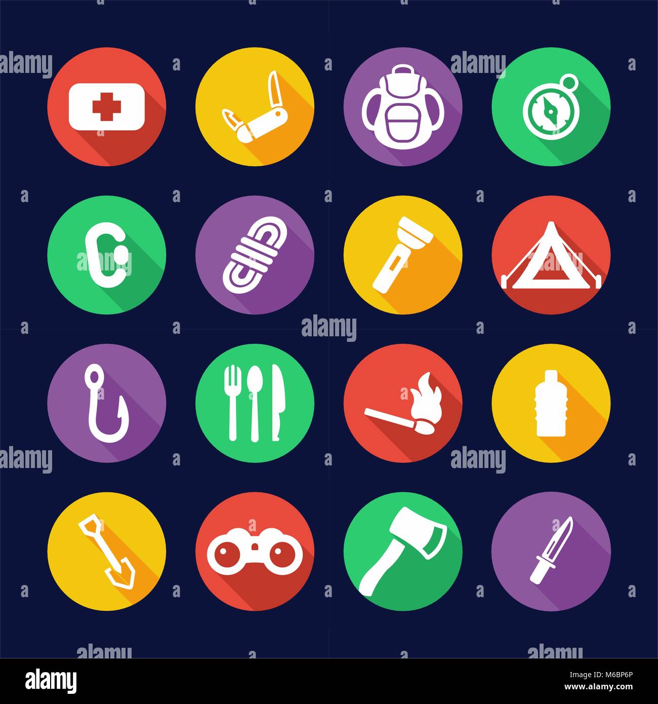 Survival kit military Stock Vector Images - Alamy