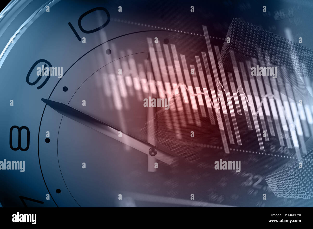Financial stock market data, the accumulation of time Stock Photo - Alamy