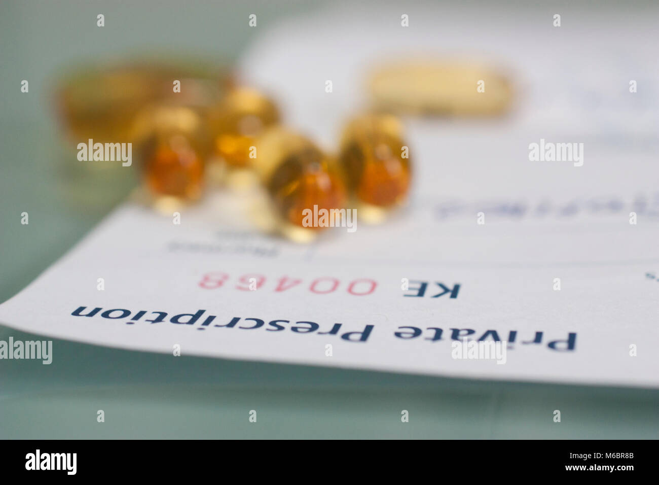 Private prescription used in private healthcare in the UK Stock Photo ...