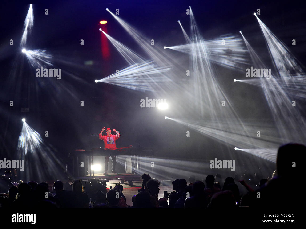 Martin garrix on stage global awards hi-res stock photography and ...