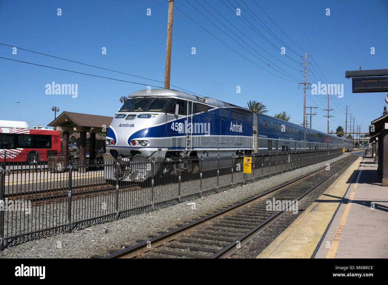 Amtrak West Coastal train Stock Photo - Alamy