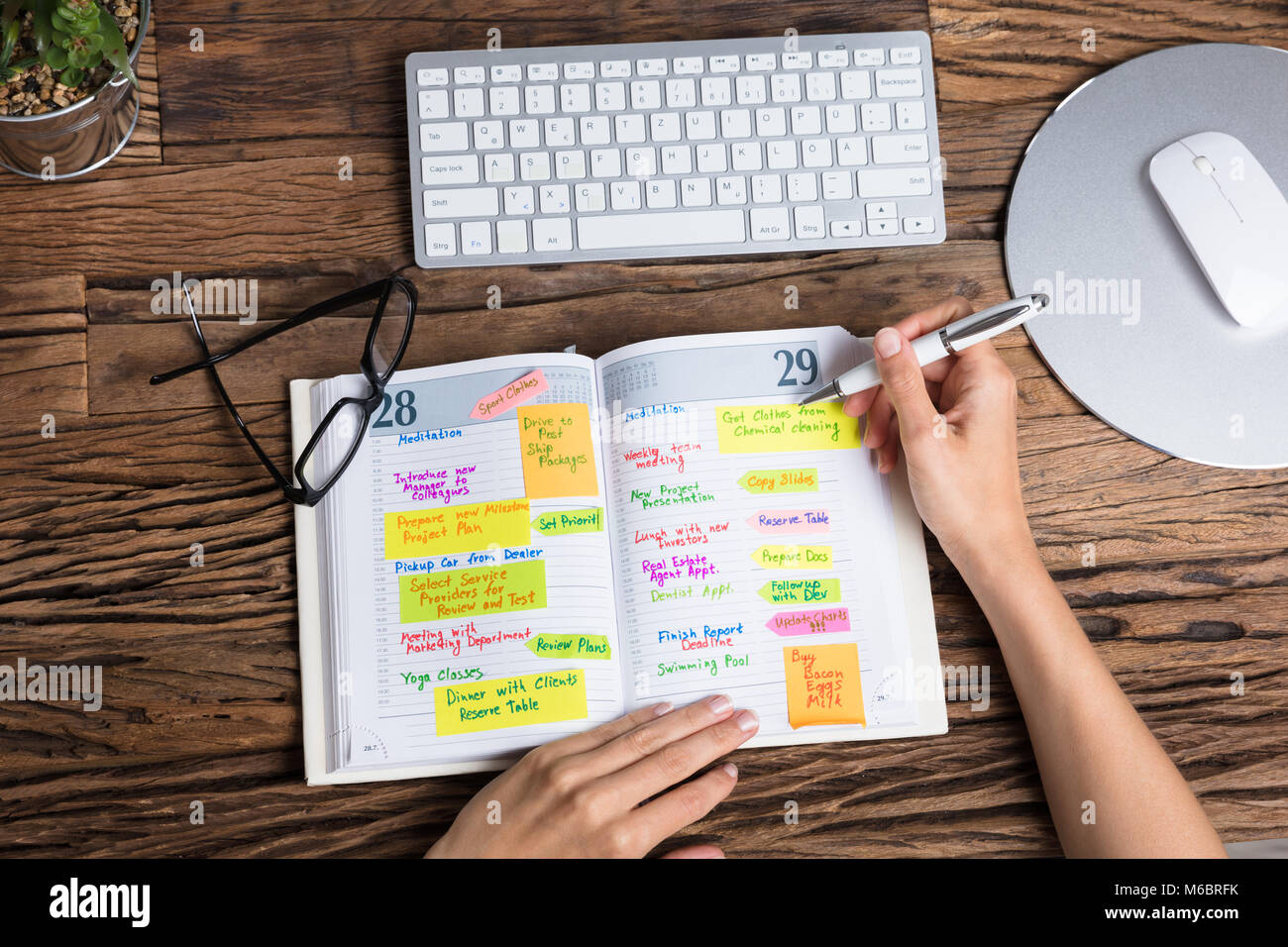 Diary planner hi-res stock photography and images - Alamy