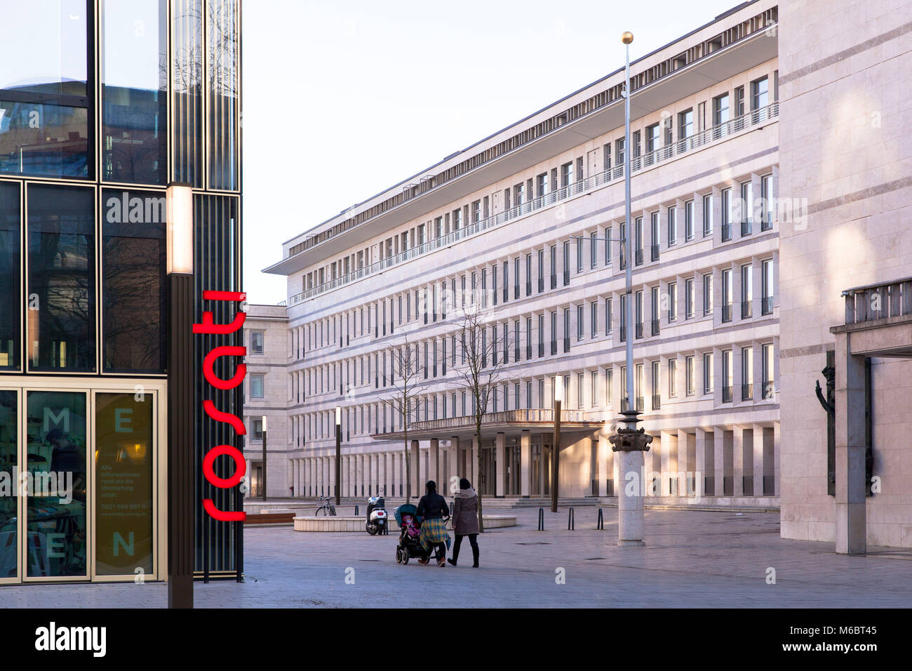 Germany, Cologne, the Gerling Quartier, the former headquarters of the ...