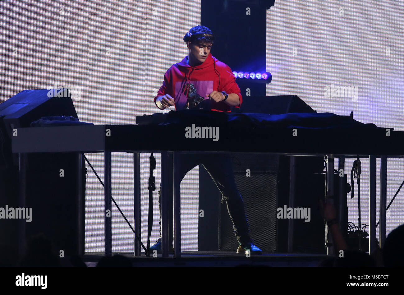 Martin Garrix performs at The Global Awards, a brand new awards show ...