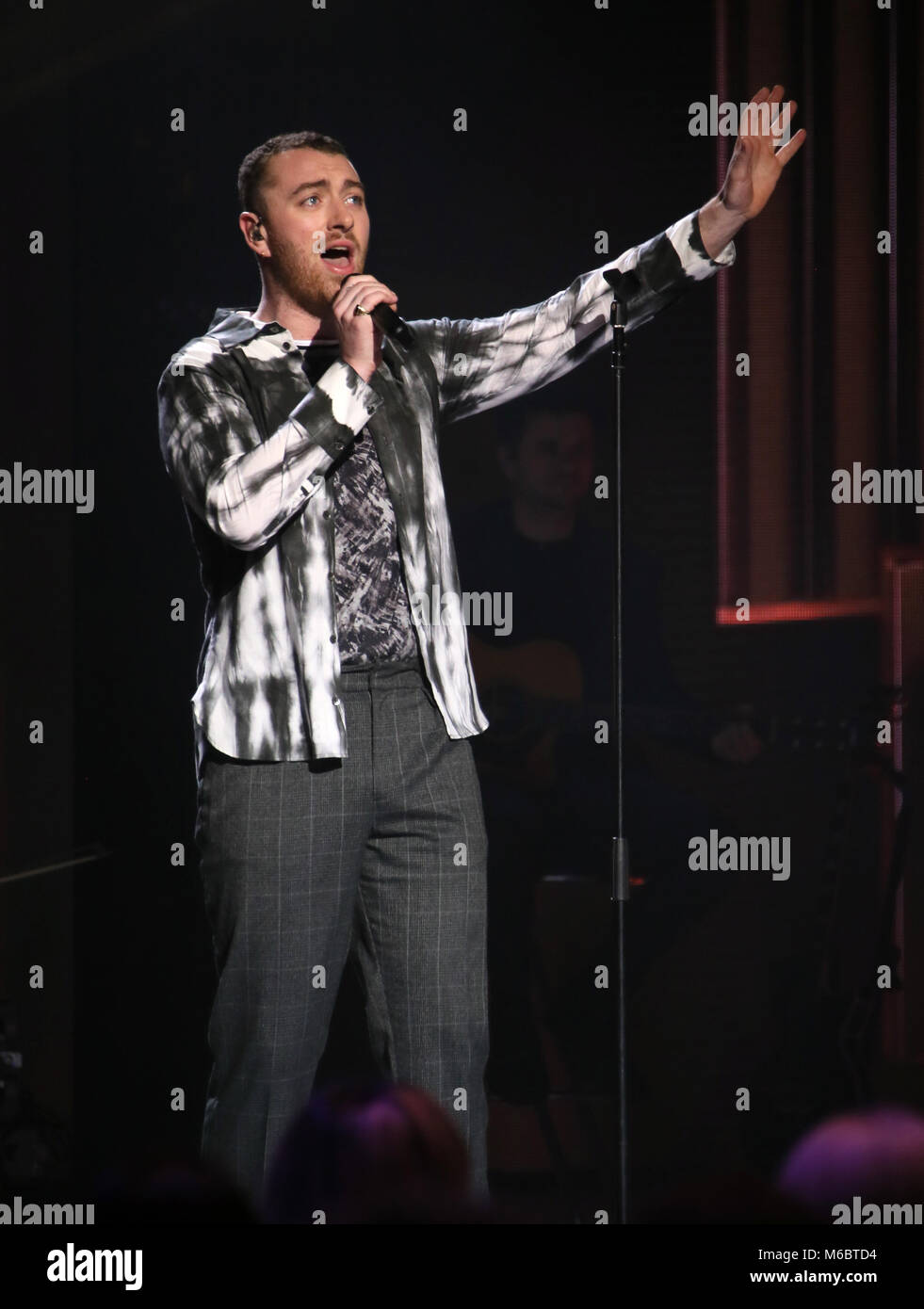 Sam Smith performs at The Global Awards, a brand new awards show hosted ...