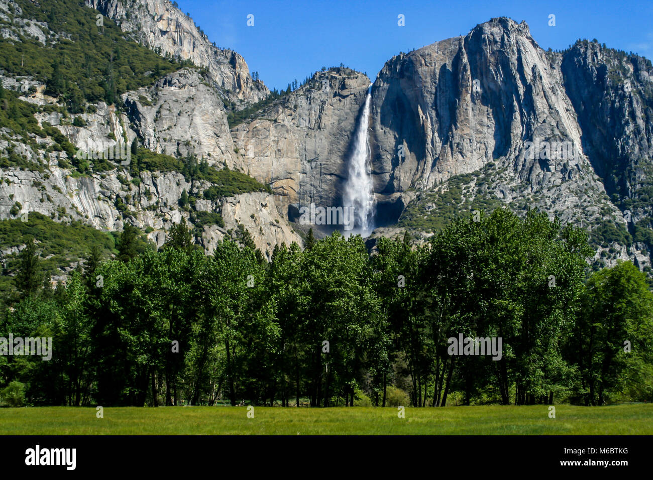 Yosemite national park landscape in California, United States of ...