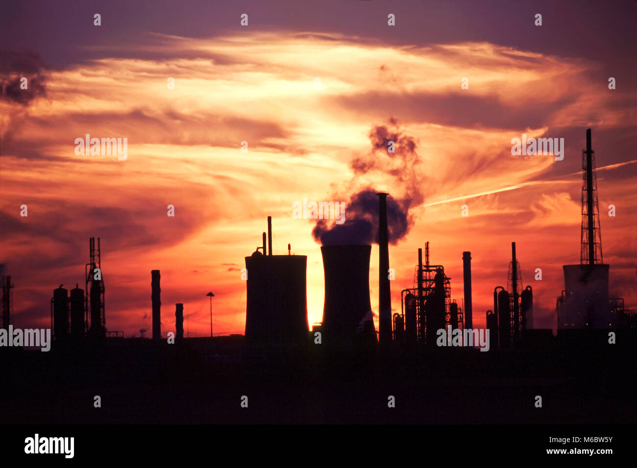 Industrial skyline, Middlesbrough, England, UK Stock Photo - Alamy