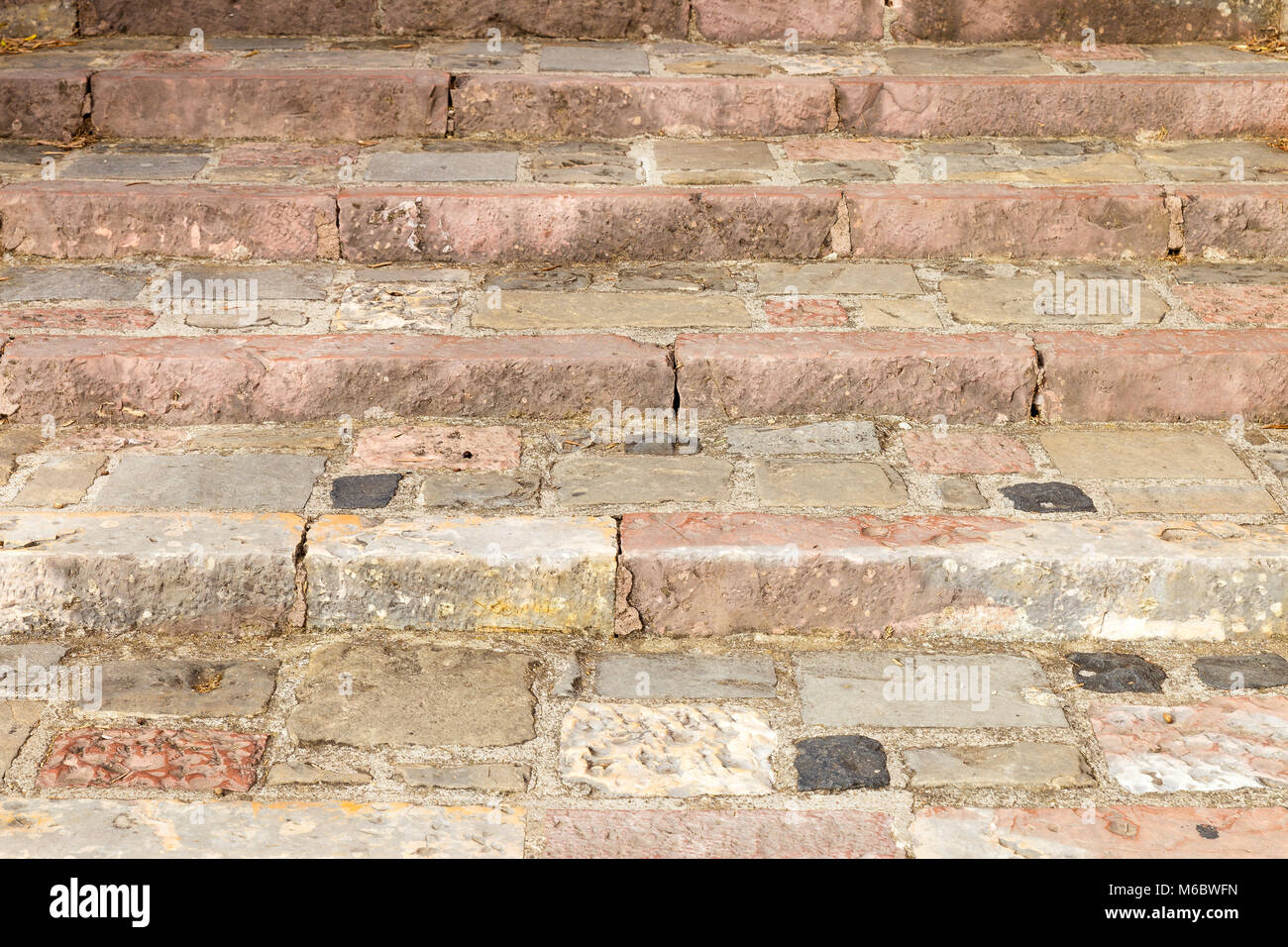 detail of ancient medieval stairs in ancient stone Stock Photo - Alamy