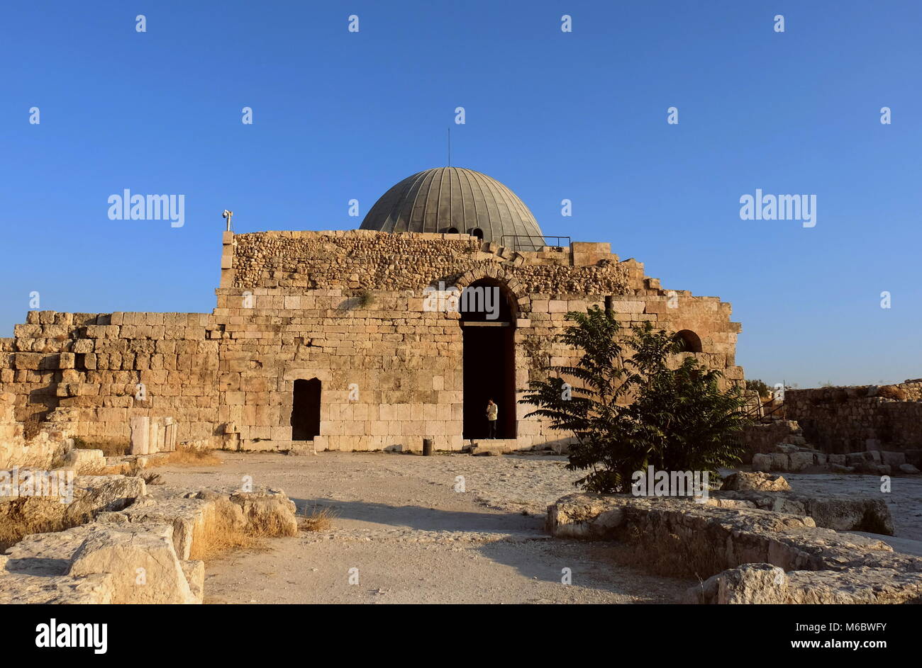 Umayyad Palace, Amman Citadel, Jordan Stock Photo - Alamy