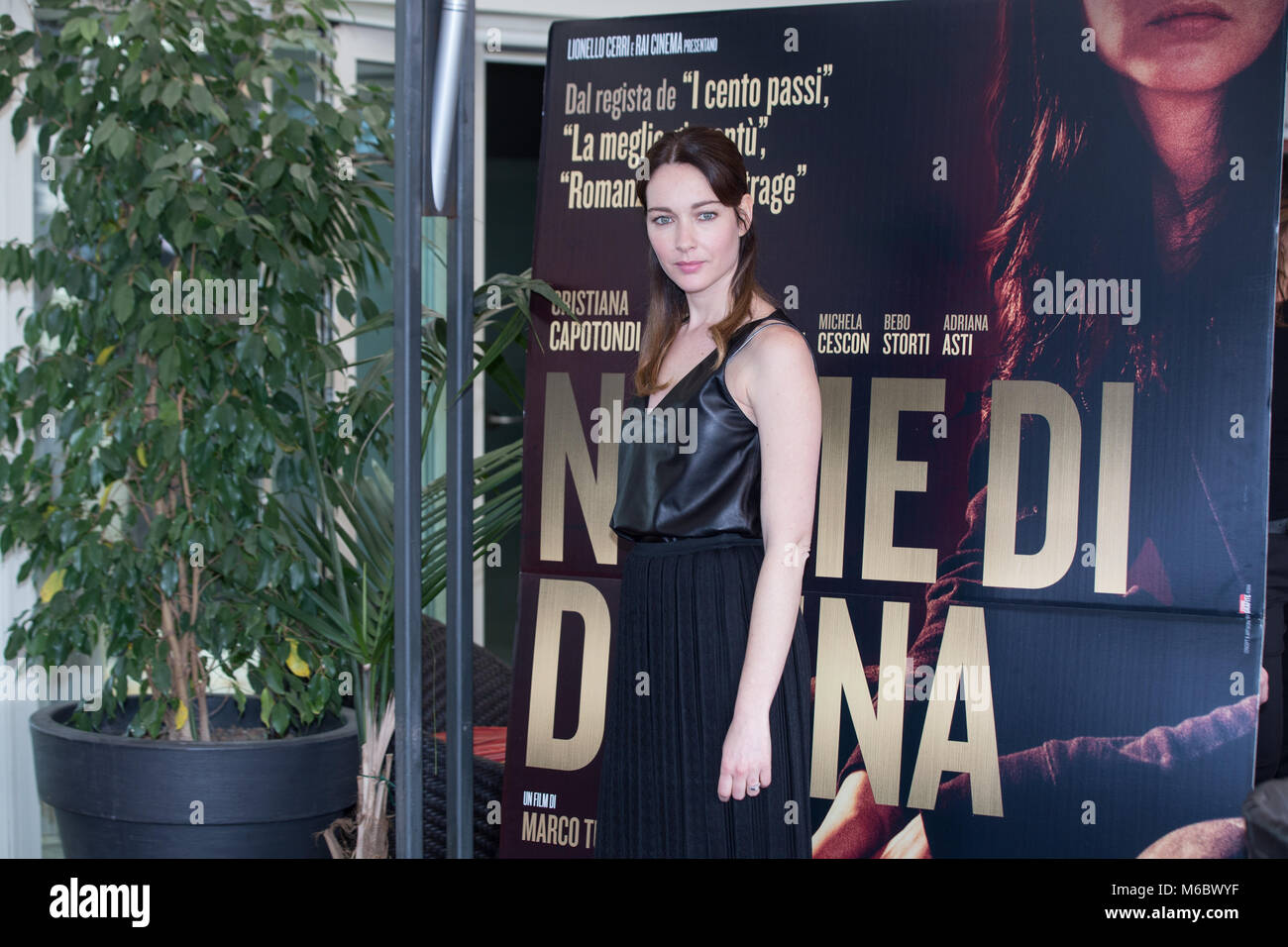 Italian actress Cristiana Capotondi Photocall in Rome of the movie ...