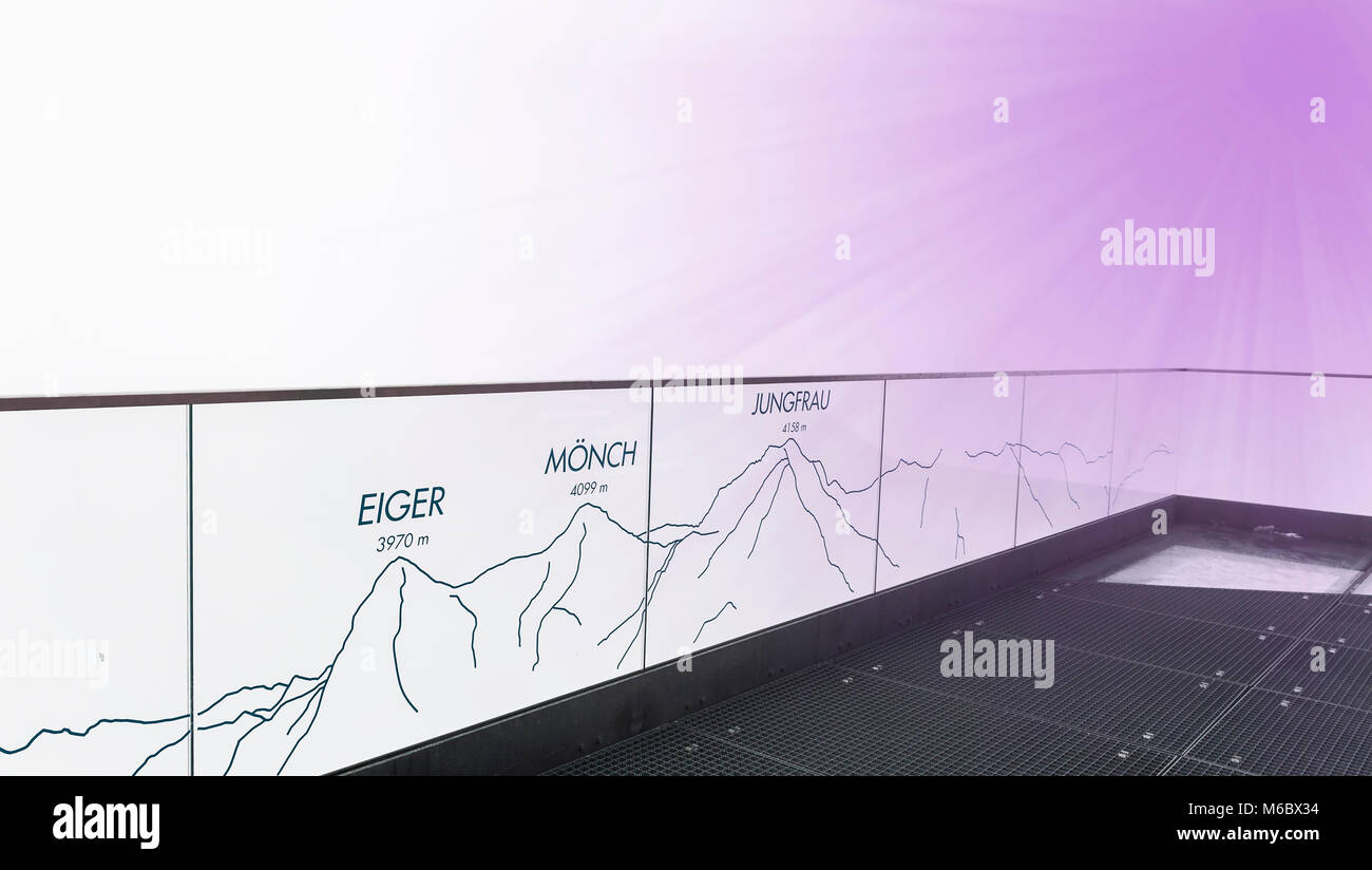 The highest peaks of Swiss Alps Stock Photo - Alamy