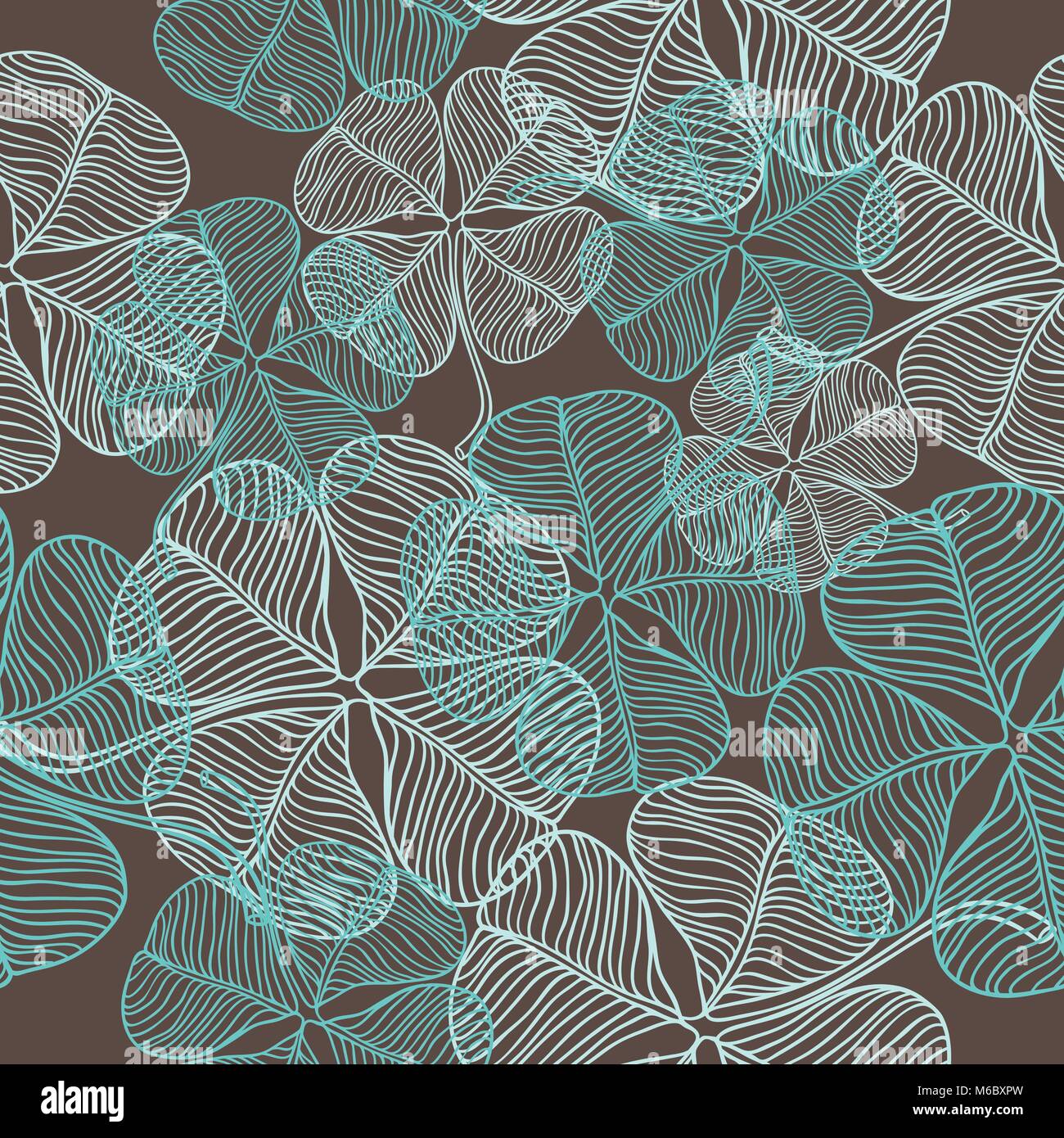 Vector seamless pattern of abstract clover Stock Vector Image & Art - Alamy