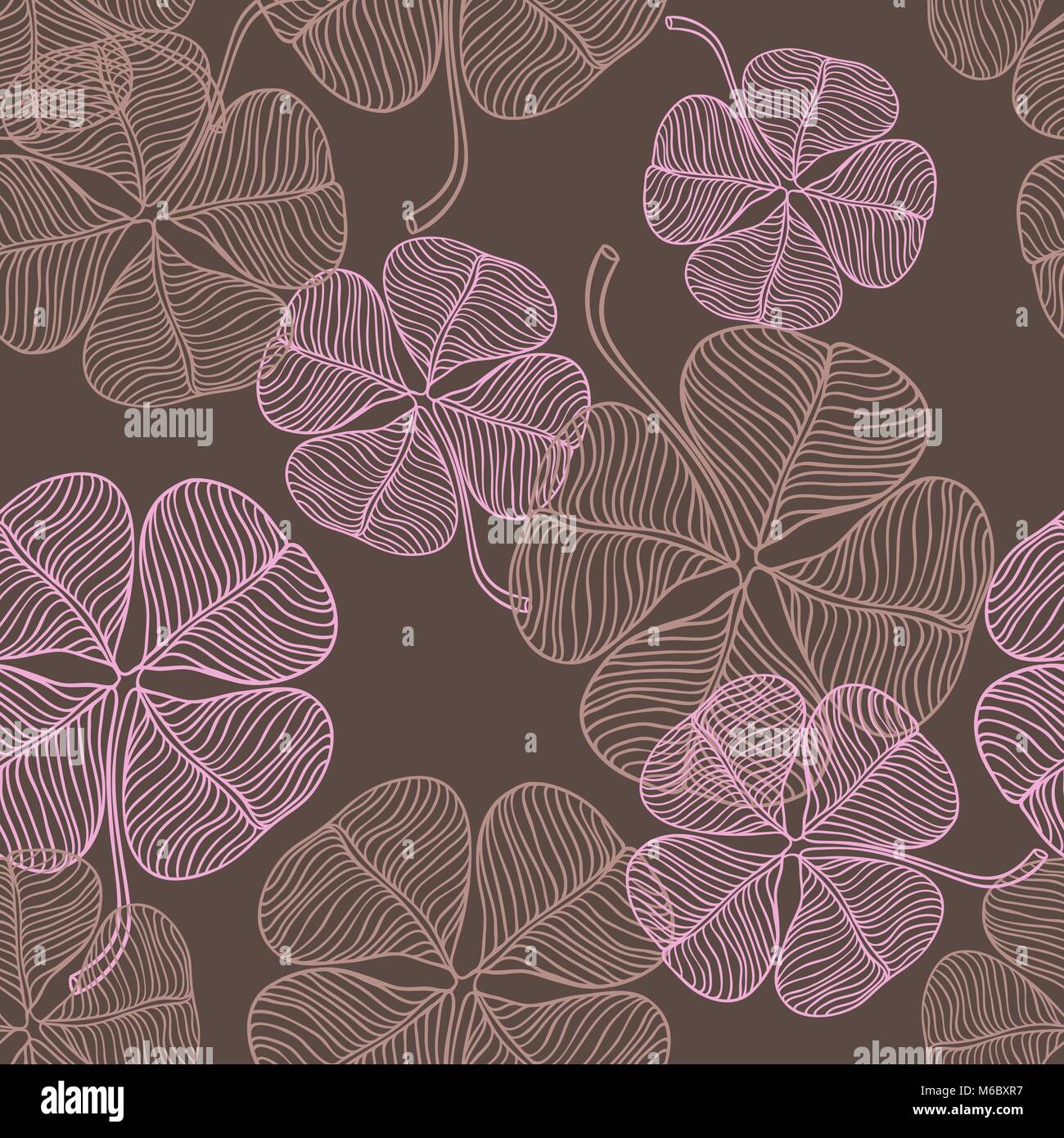 Vector seamless pattern of abstract clover Stock Vector Image & Art - Alamy