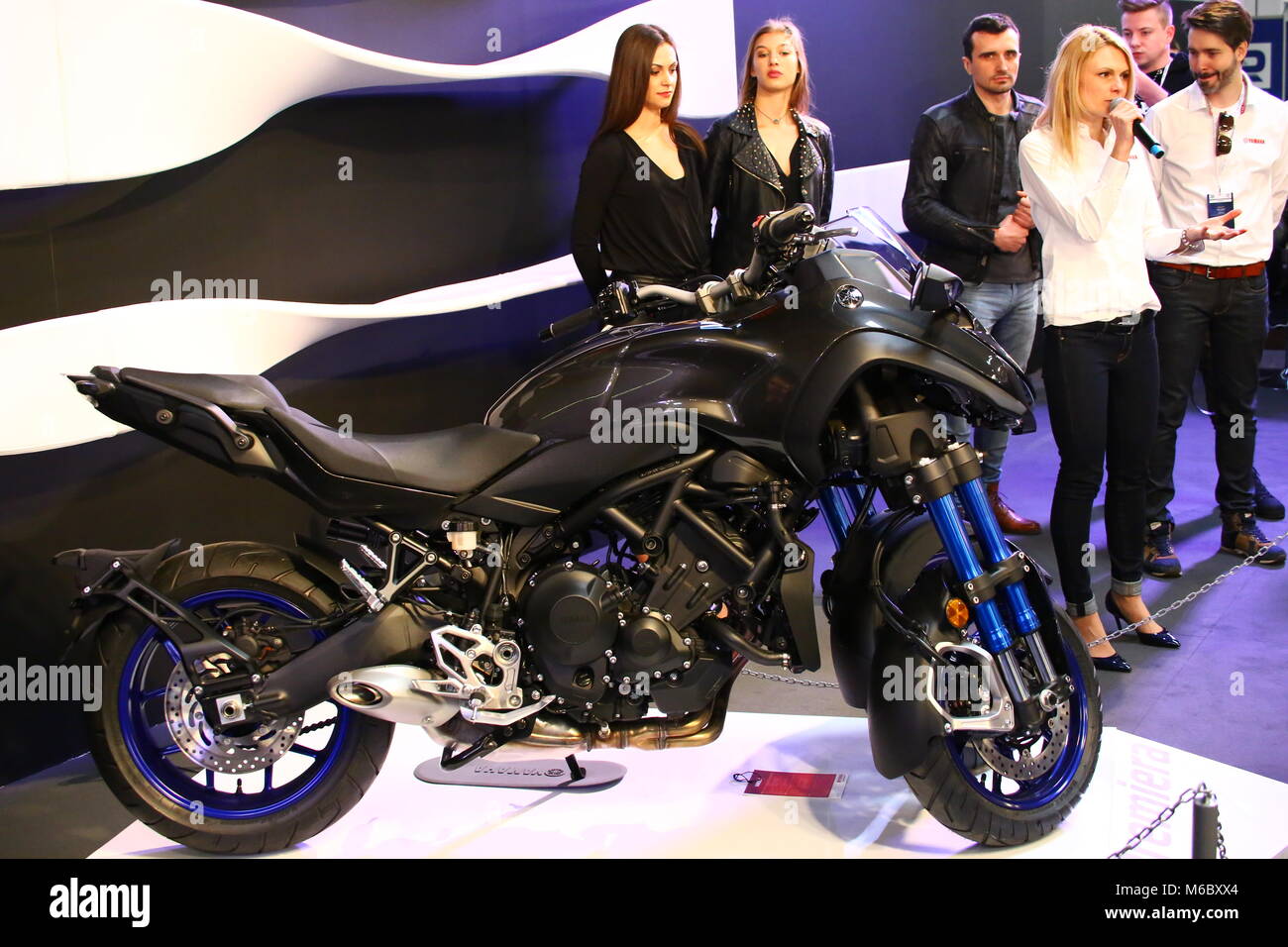 Nadarzyn/Warsaw, Poland. 02nd Mar, 2018. Motorcyle Show opens at PTAK ...
