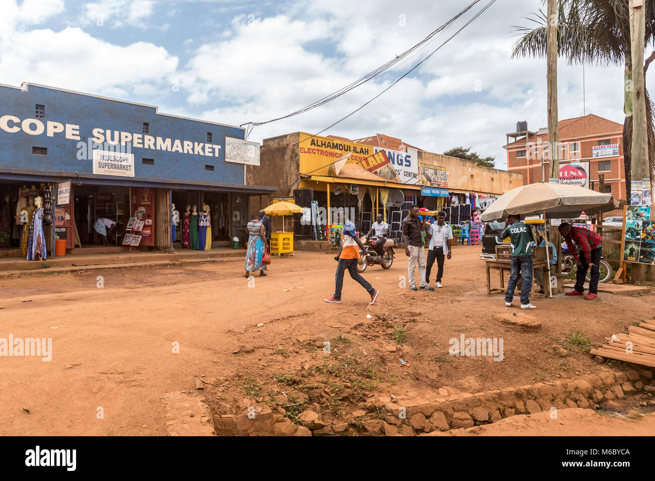 Hoima Village en route from Murchisons falls National Park to Kimbale ...