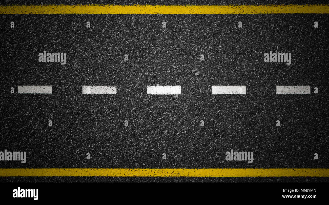 Asphalt highway road top view Stock Photo - Alamy