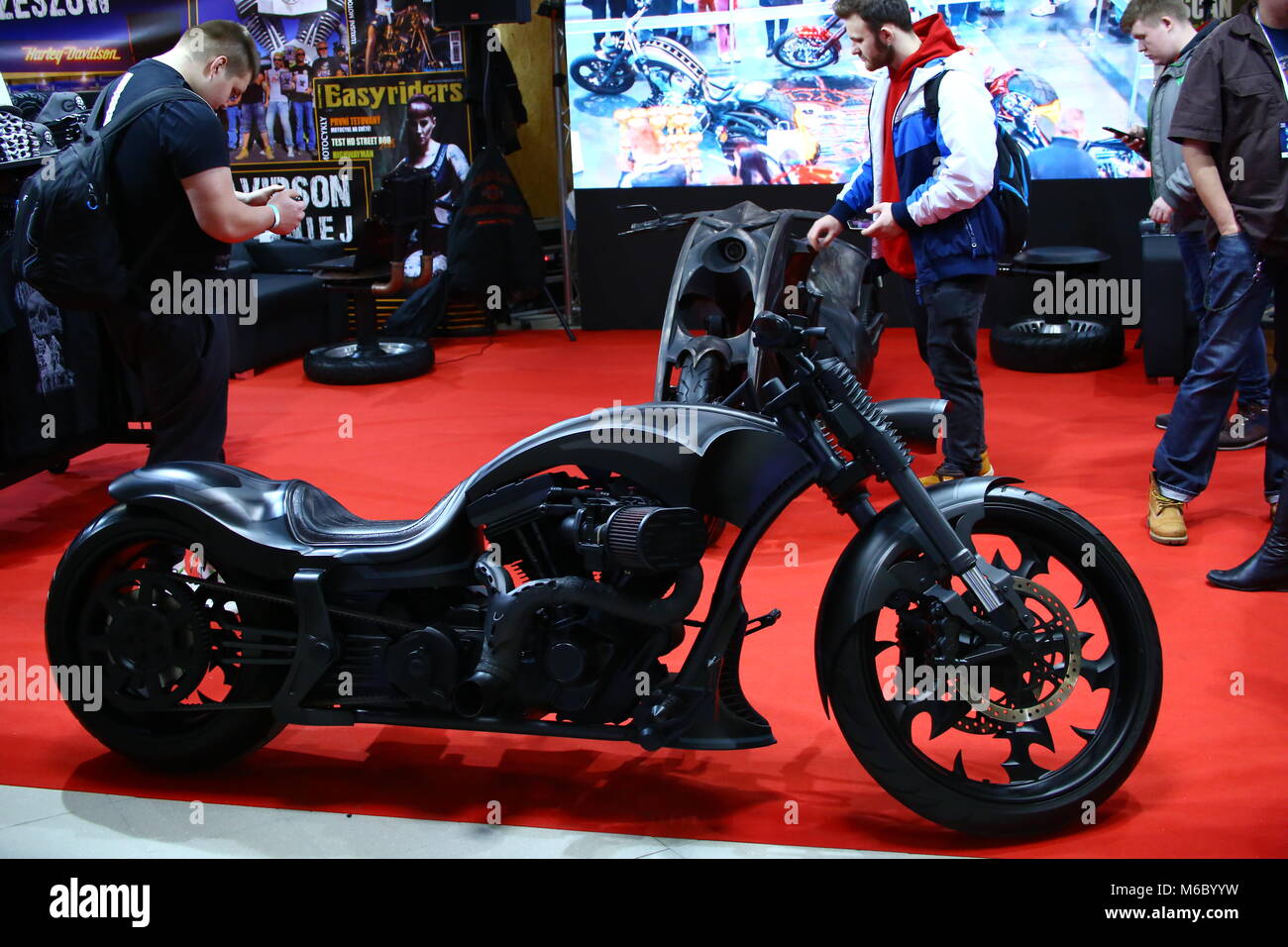 Custom motorcycle production High Resolution Stock Photography and ...
