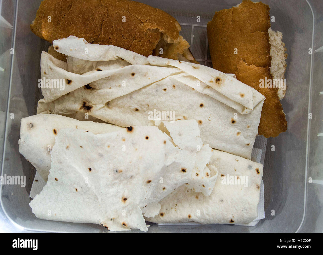 varieties of home bread in the bread box, turkey special breads, breads ...