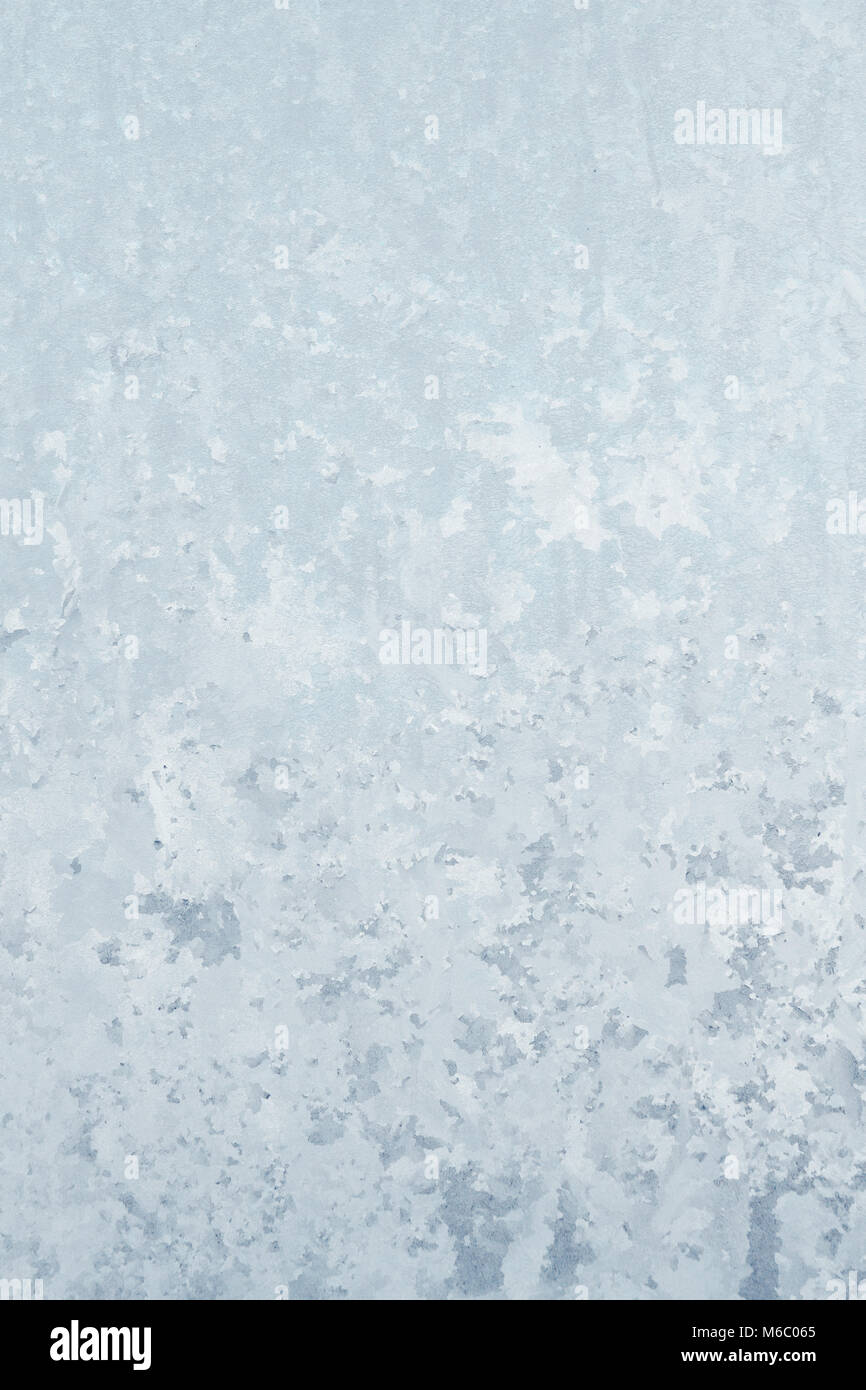 Winter frosty patterns on the frozen ice window Stock Photo - Alamy