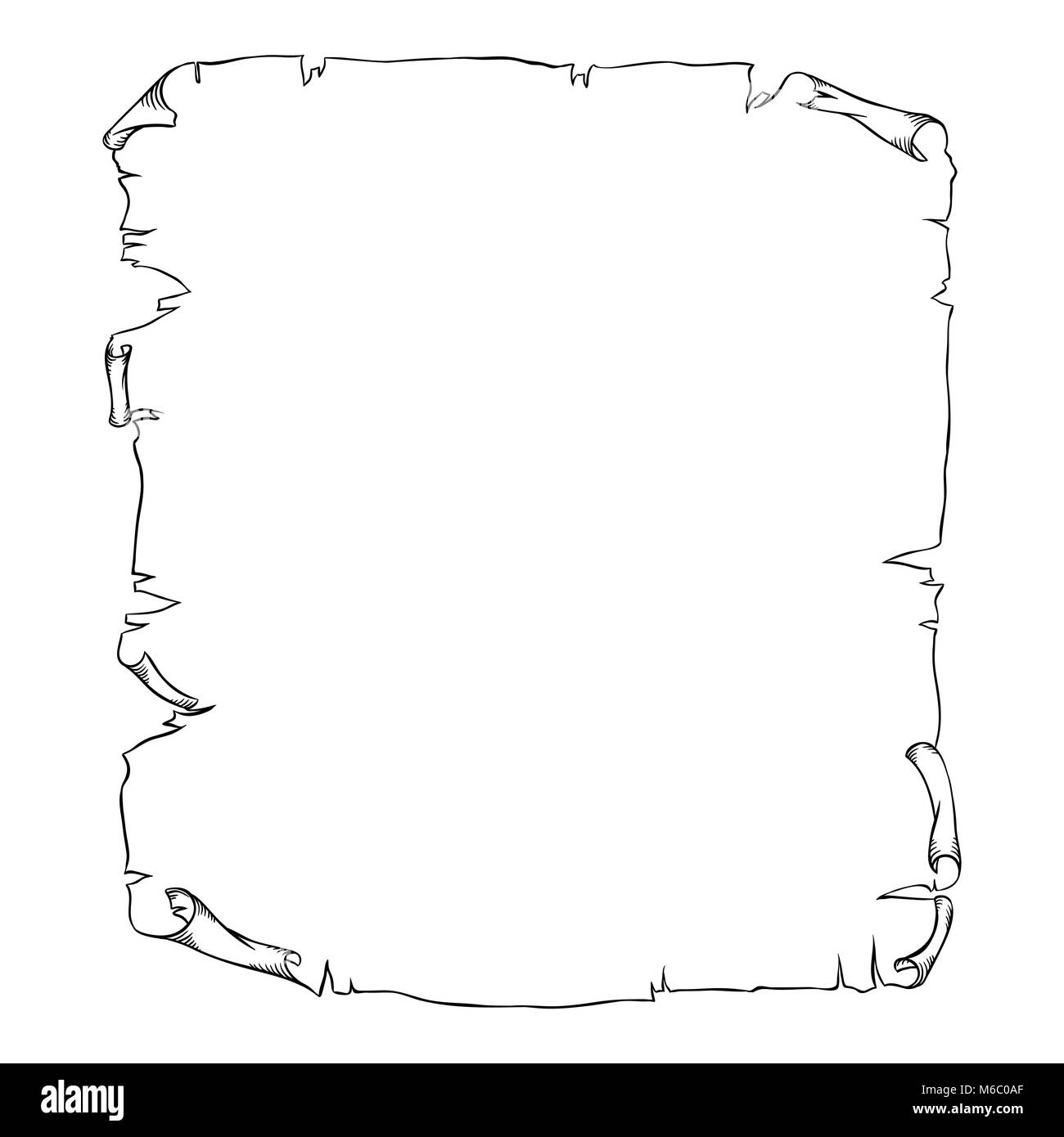 Old scroll page background for your designs and messages Stock Vector ...