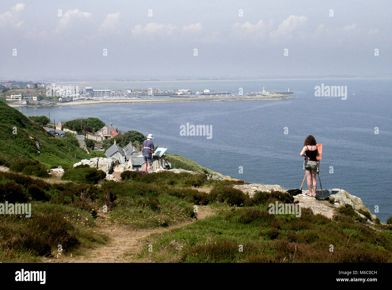 Painter drawing howth hi-res stock photography and images - Alamy