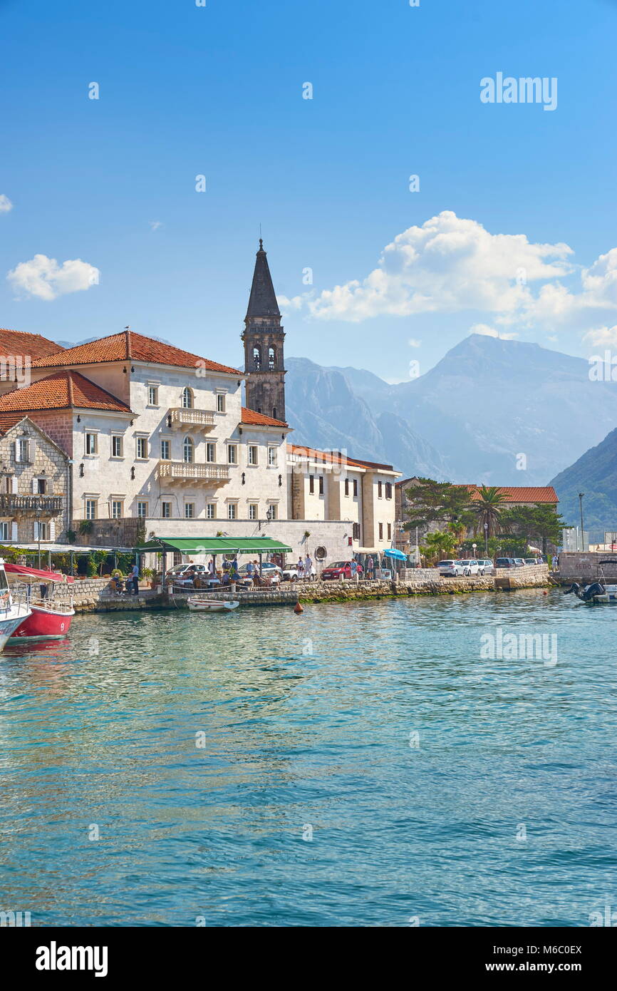 Perast village, Kotor Bay, Montenegro Stock Photo - Alamy