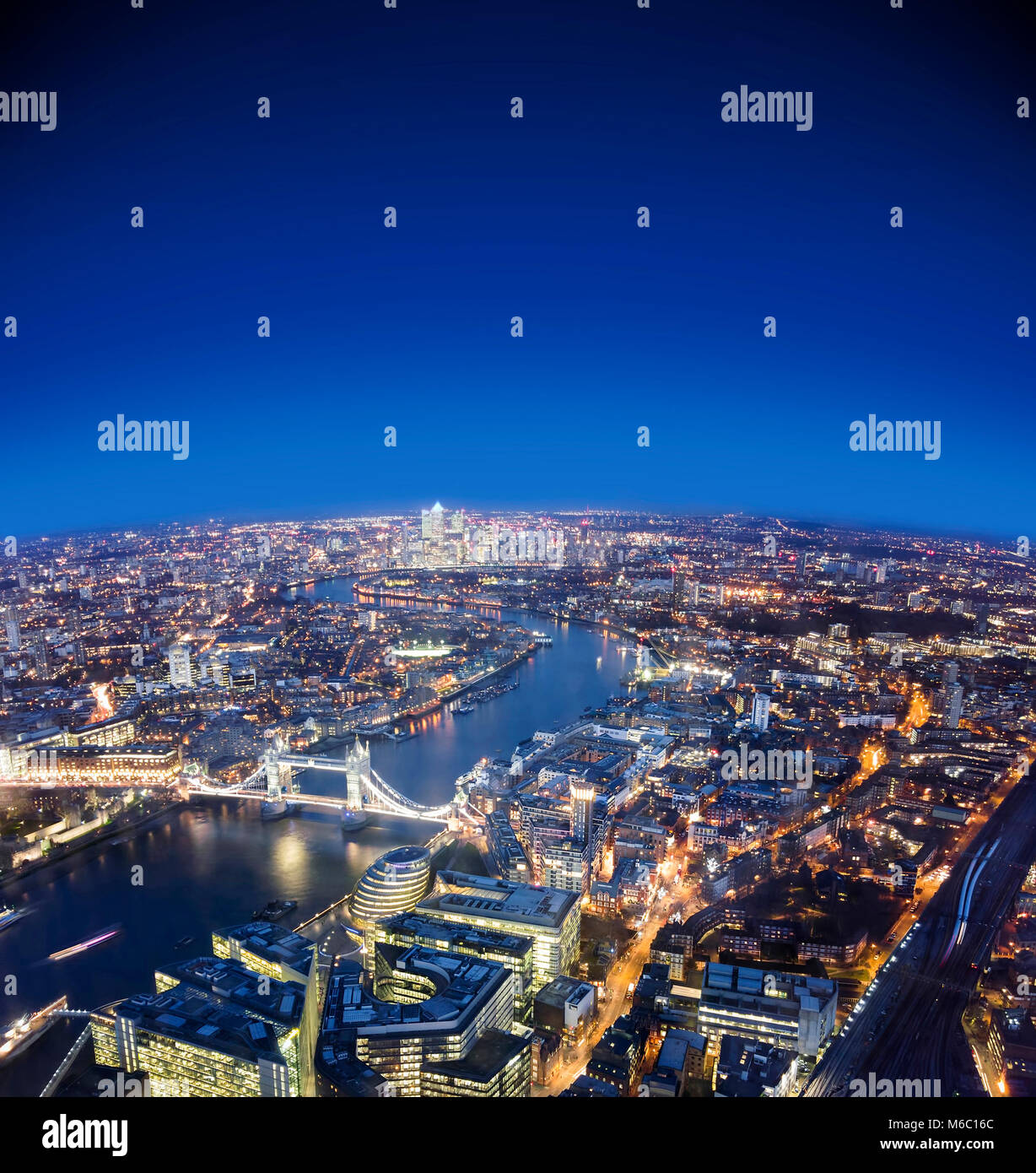 Aerial shot london tower bridge hi-res stock photography and images - Alamy
