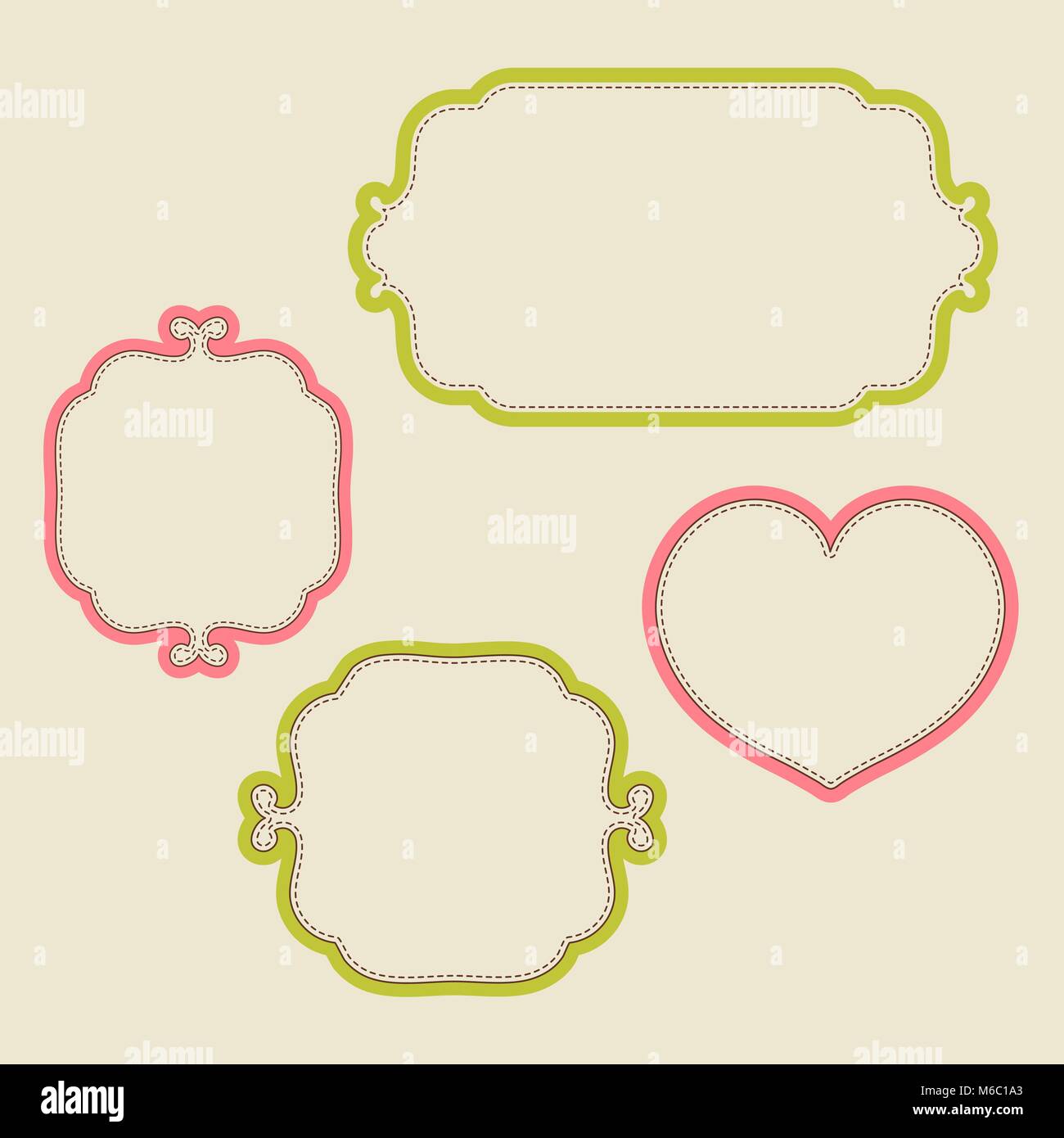 Placard frames Stock Vector Images - Alamy