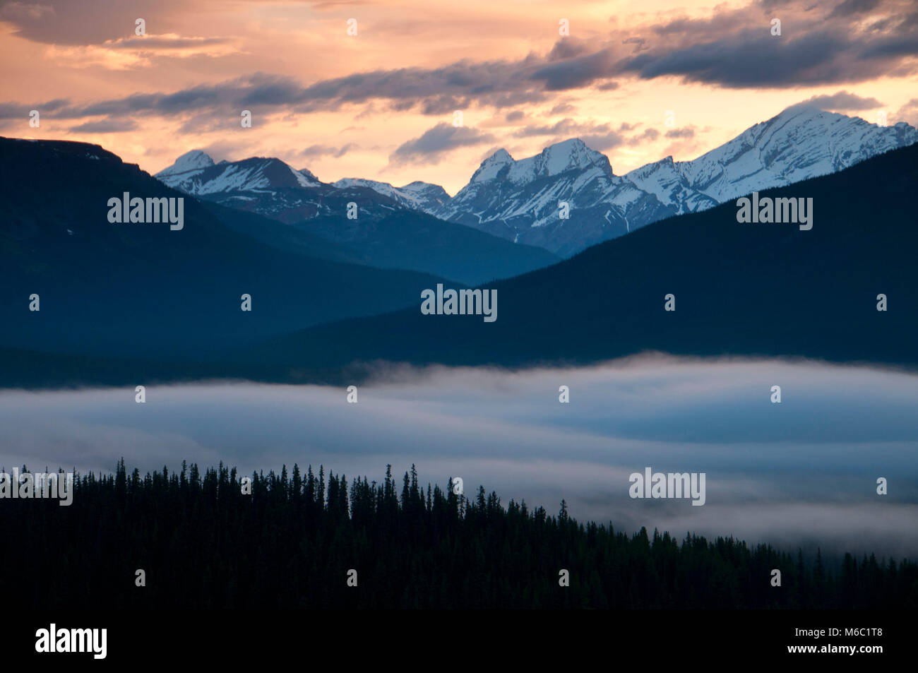 Slate Range from Fairview Lookout, Banff National Park, Alberta, Canada ...