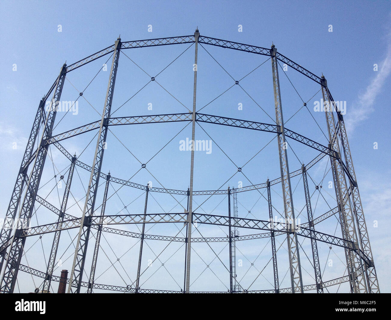 Telescopic gas holder hi-res stock photography and images - Alamy