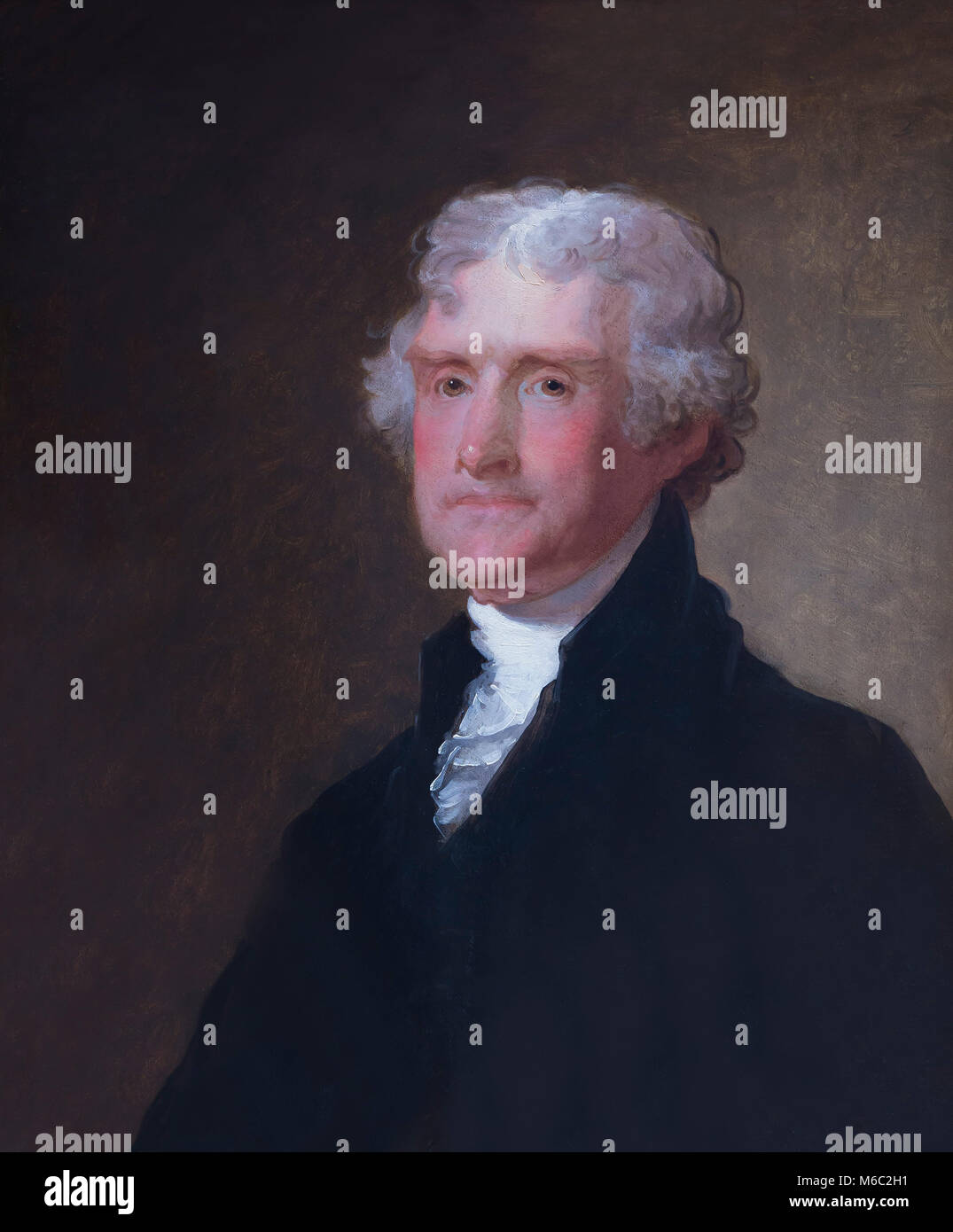 Thomas Jefferson, Gilbert Stuart, circa 1821, National Gallery of Art ...