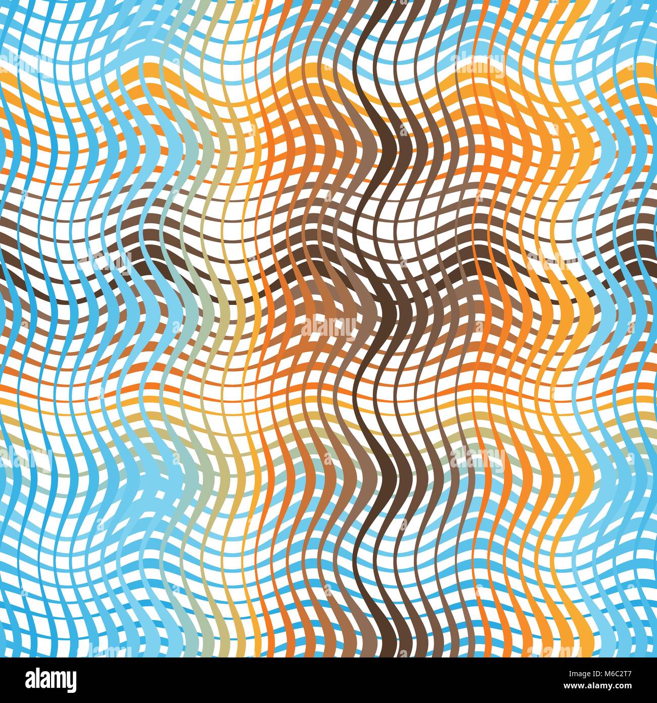 Fabric plaid texture (Vector seamless wave background Stock Vector ...