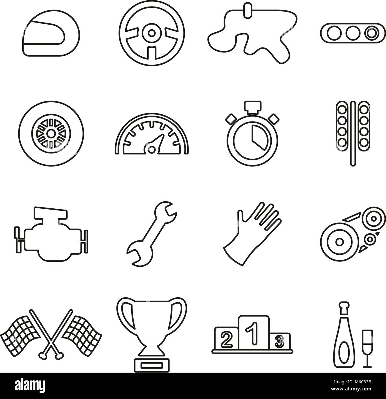 Drag race car street Stock Vector Images - Alamy