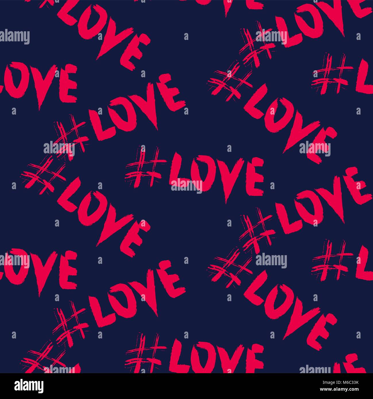 Doodle pattern love letters hi-res stock photography and images - Alamy