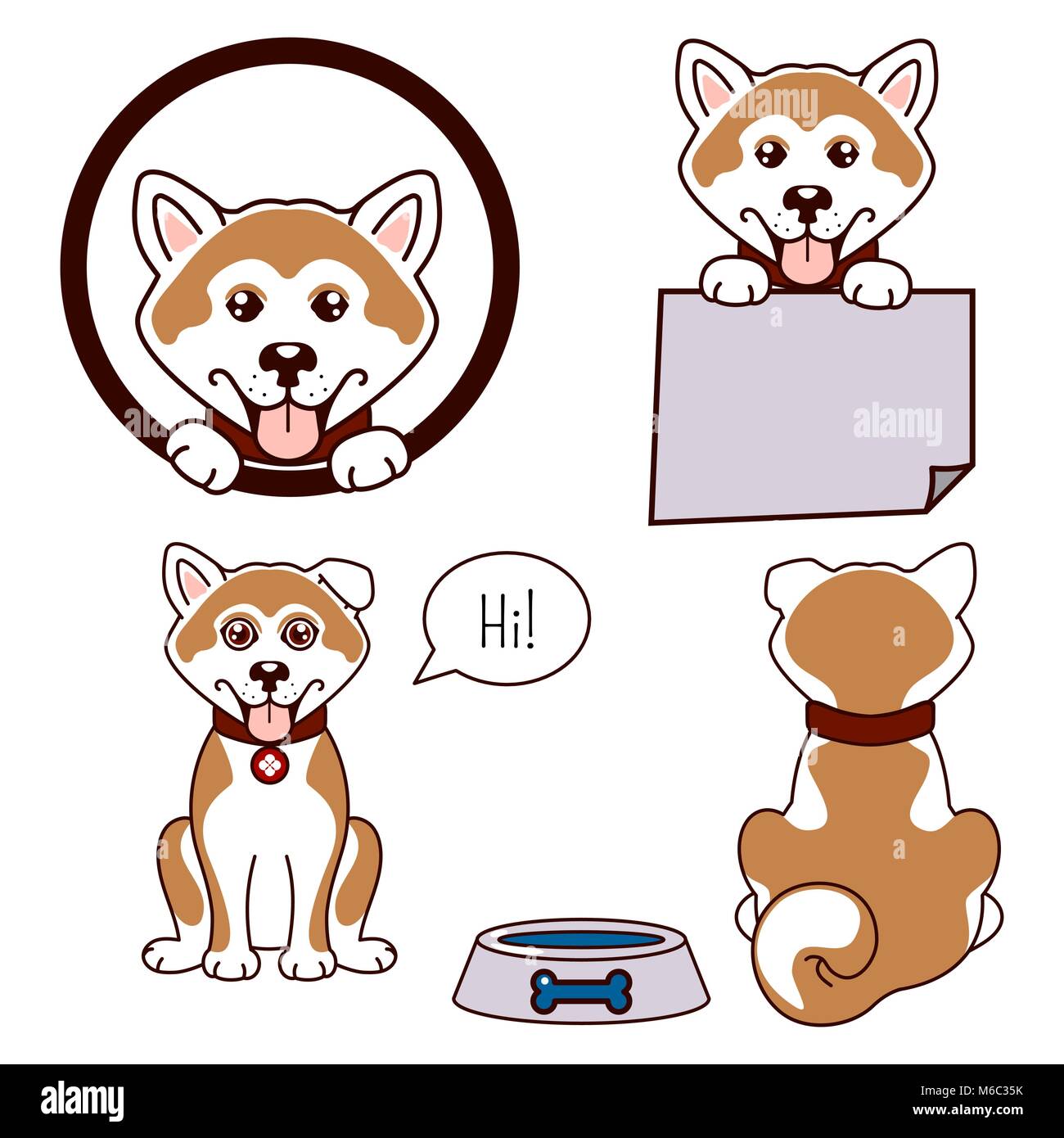 Hachiko akita dog hi-res stock photography and images - Alamy