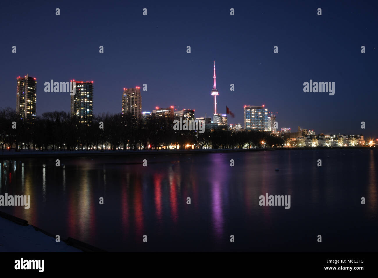 Toronto skyline viewed from Ireland Park Stock Photo - Alamy