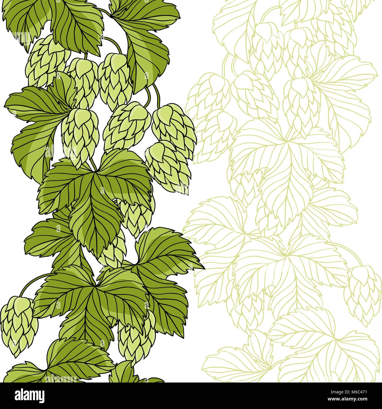 Green hop Stock Vector Images - Alamy