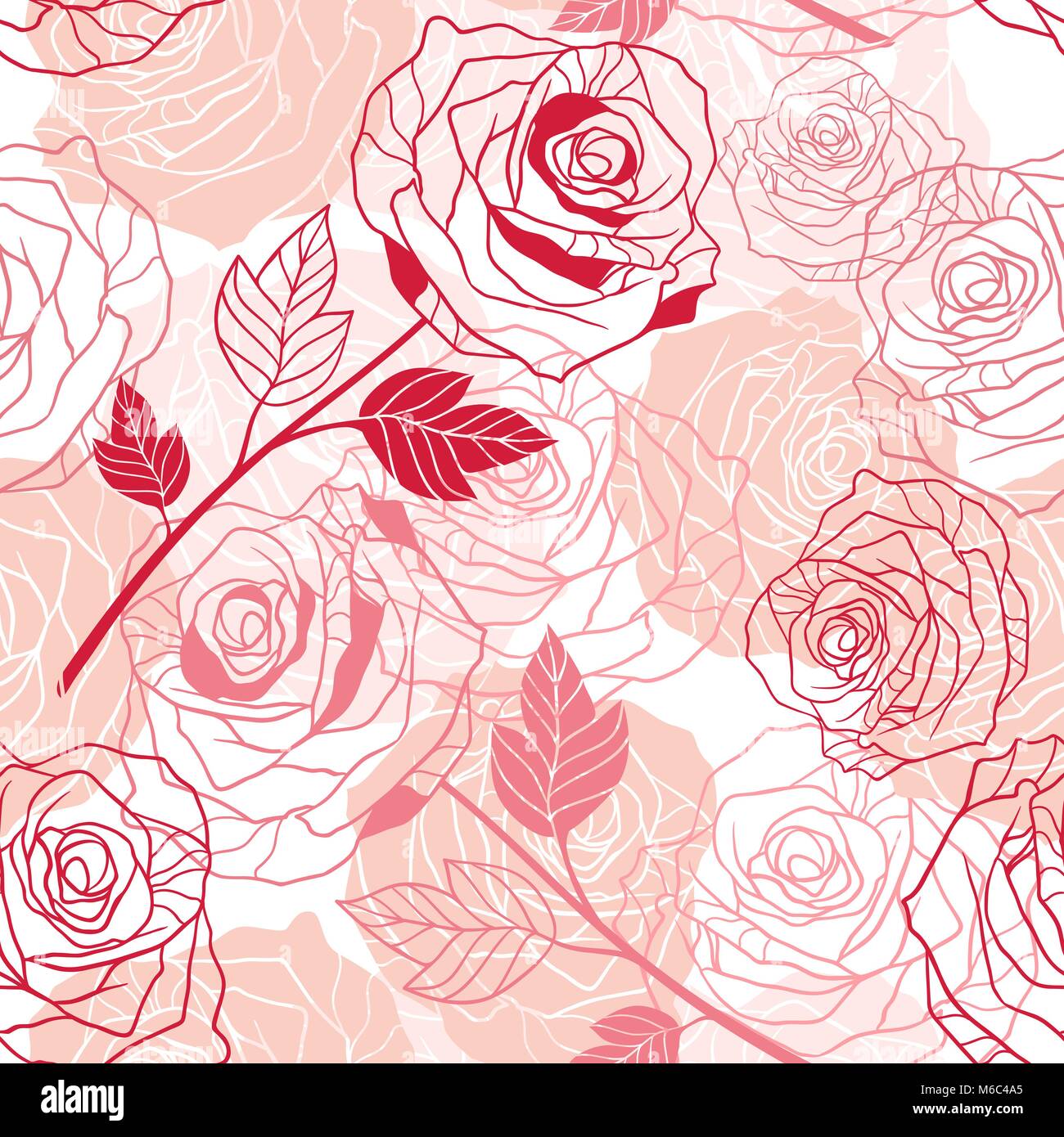 Floral background with roses Stock Vector Image & Art - Alamy