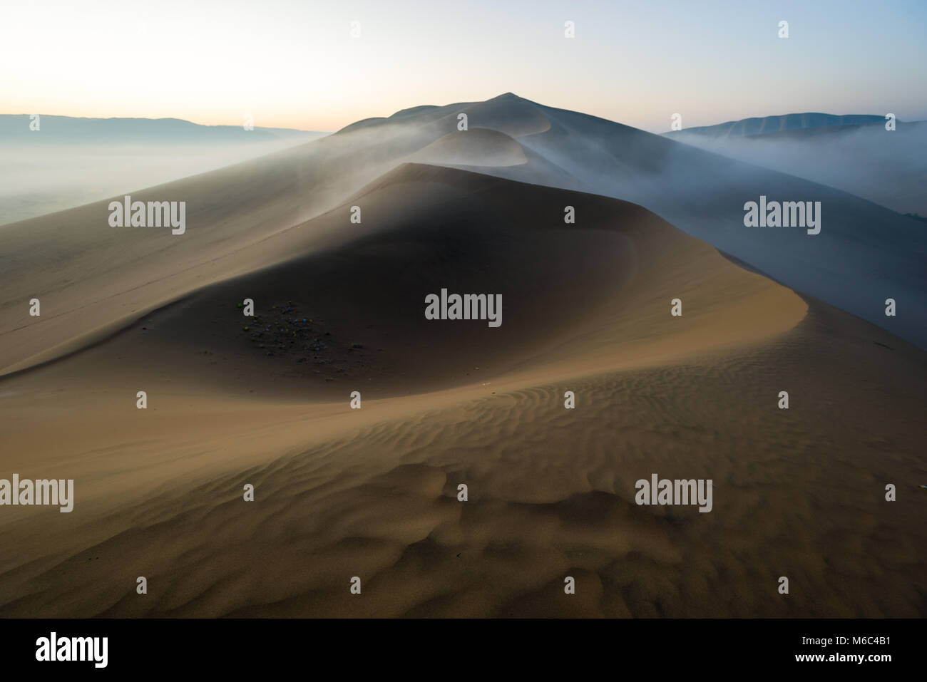 Dunes of Huacachina, Desert village just west of the city of Ica in ...