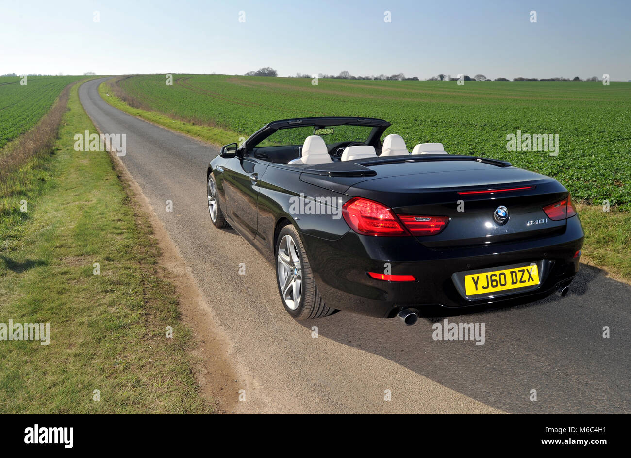 2011 BMW 640i 6 Series convertible premium German car Stock Photo - Alamy